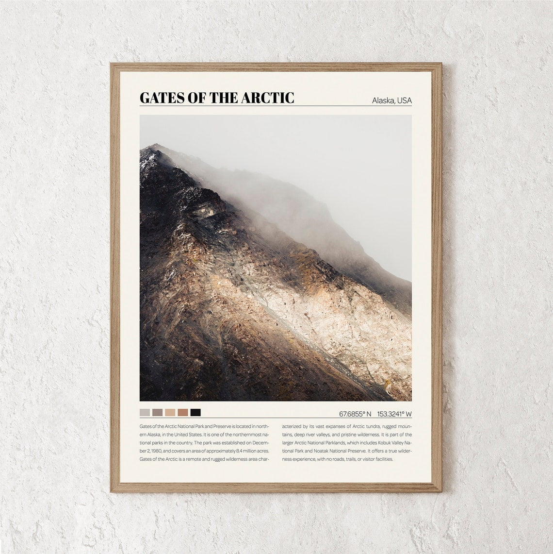 PosterArt Gates of the Arctic National Park Print, Gates of the Arctic ...