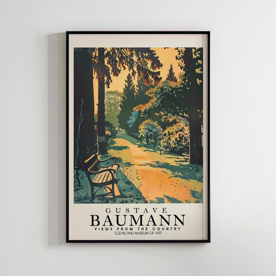 PosterArt Gustave Baumann Art Poster, Printable Wall Art, Home Decor ...