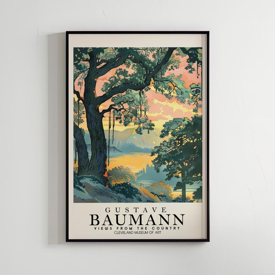 PosterArt Gustave Baumann Art Poster, Printable Wall Art, Nature Art ...