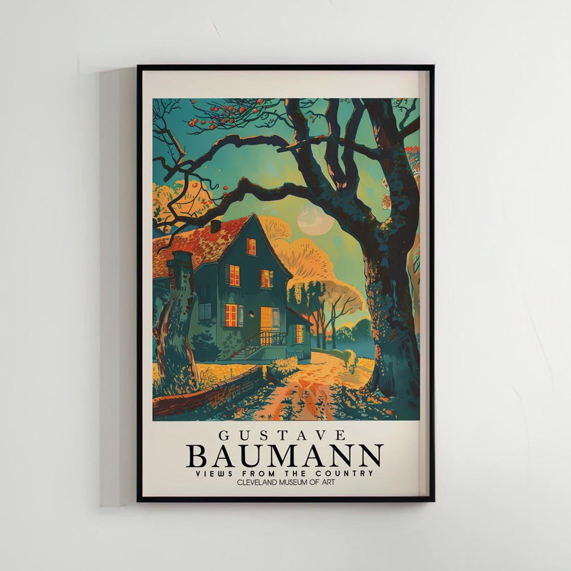PosterArt Gustave Baumann Art Poster, Printable Wall Art, Nature Art ...
