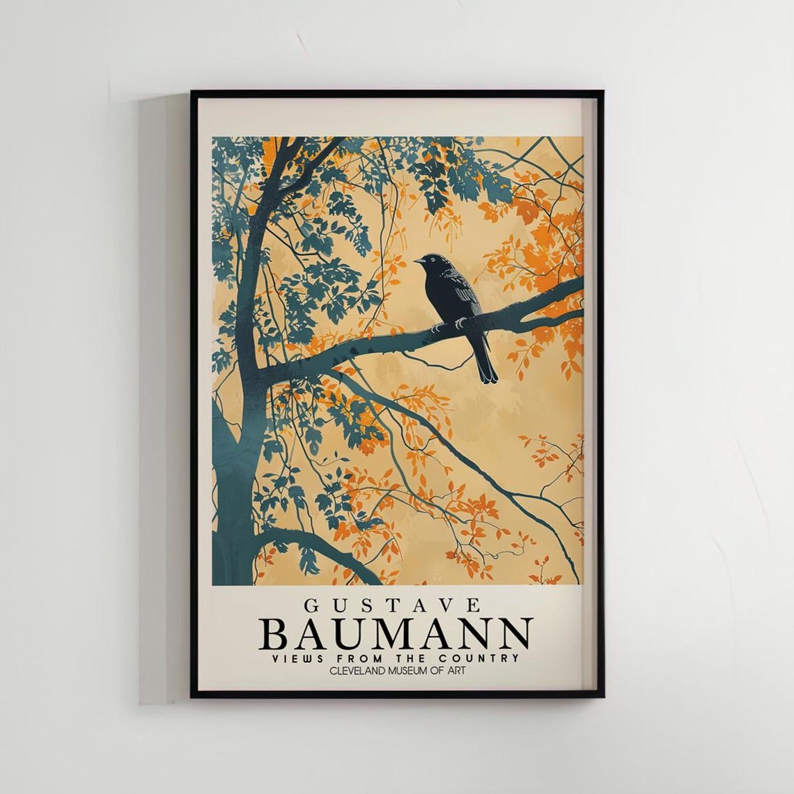 PosterArt Gustave Baumann Art Poster, Woodblock Print, Living Room ...
