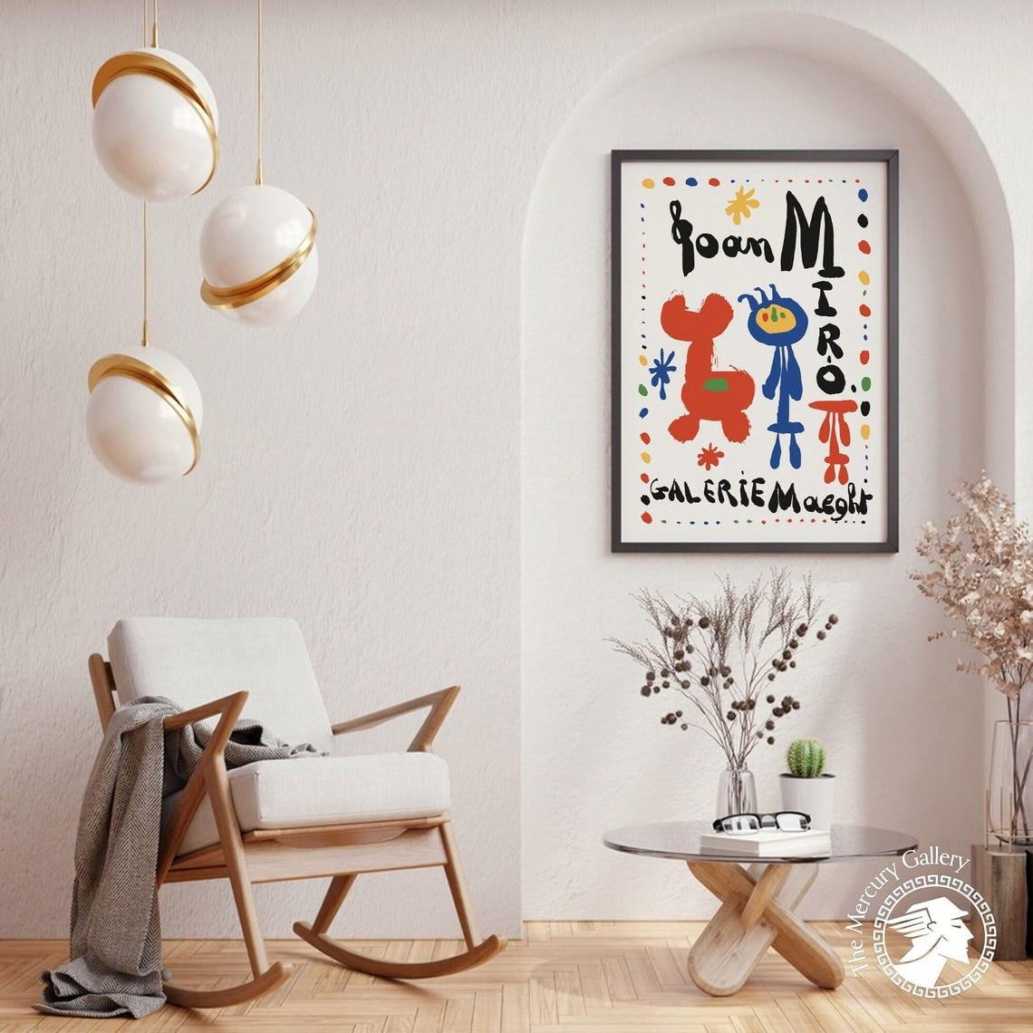 PosterArt Joan Miró Poster, Galerie Maeght 1948 Art Print, Surreal ...