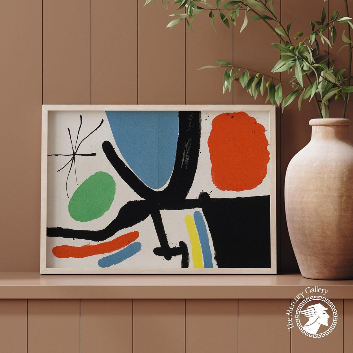 PosterArt Joan Miró Poster, Surrealist Affiche Art Print, Fine Abstract ...