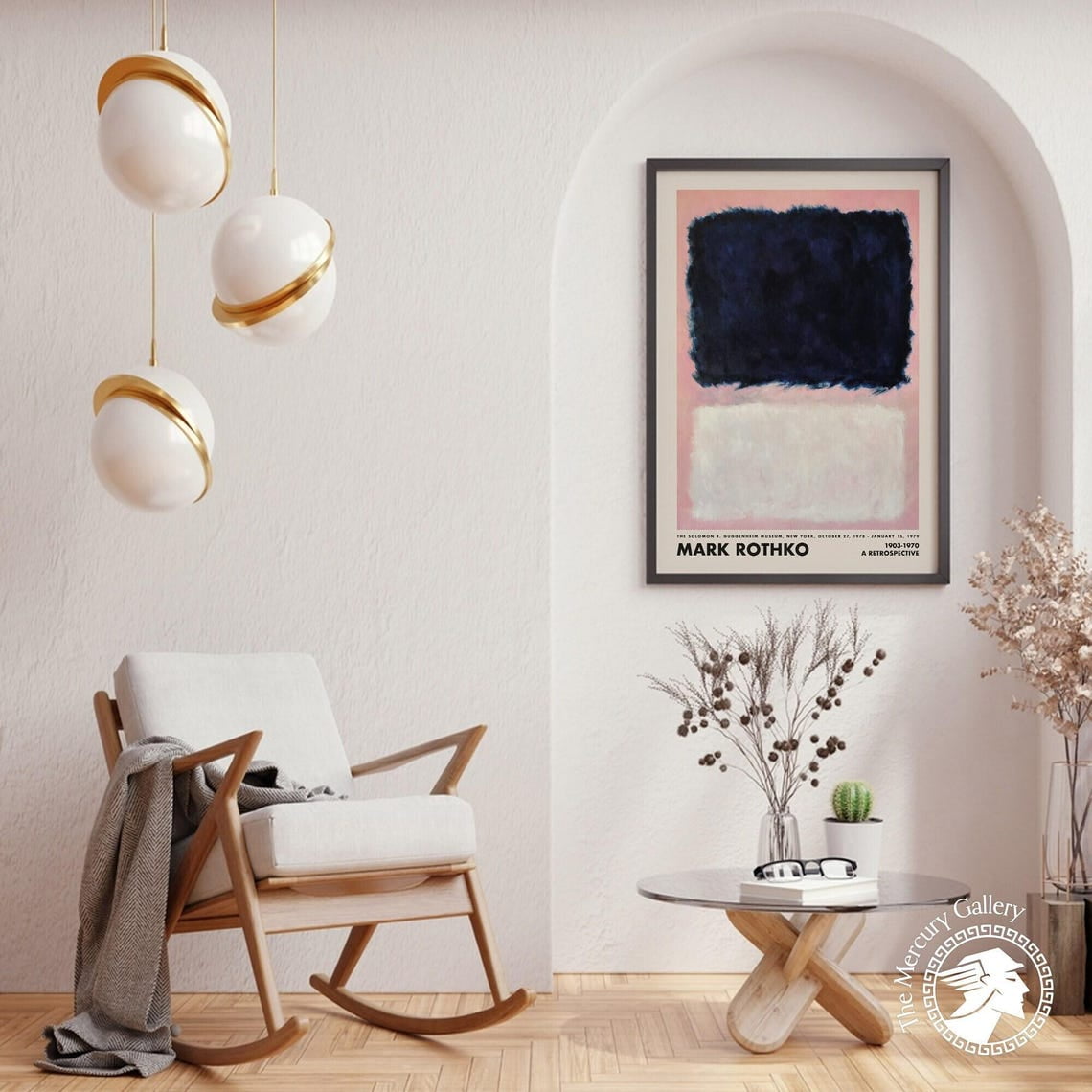 PosterArt Mark Rothko Poster, Abstract Museum Art Print, Modern ...