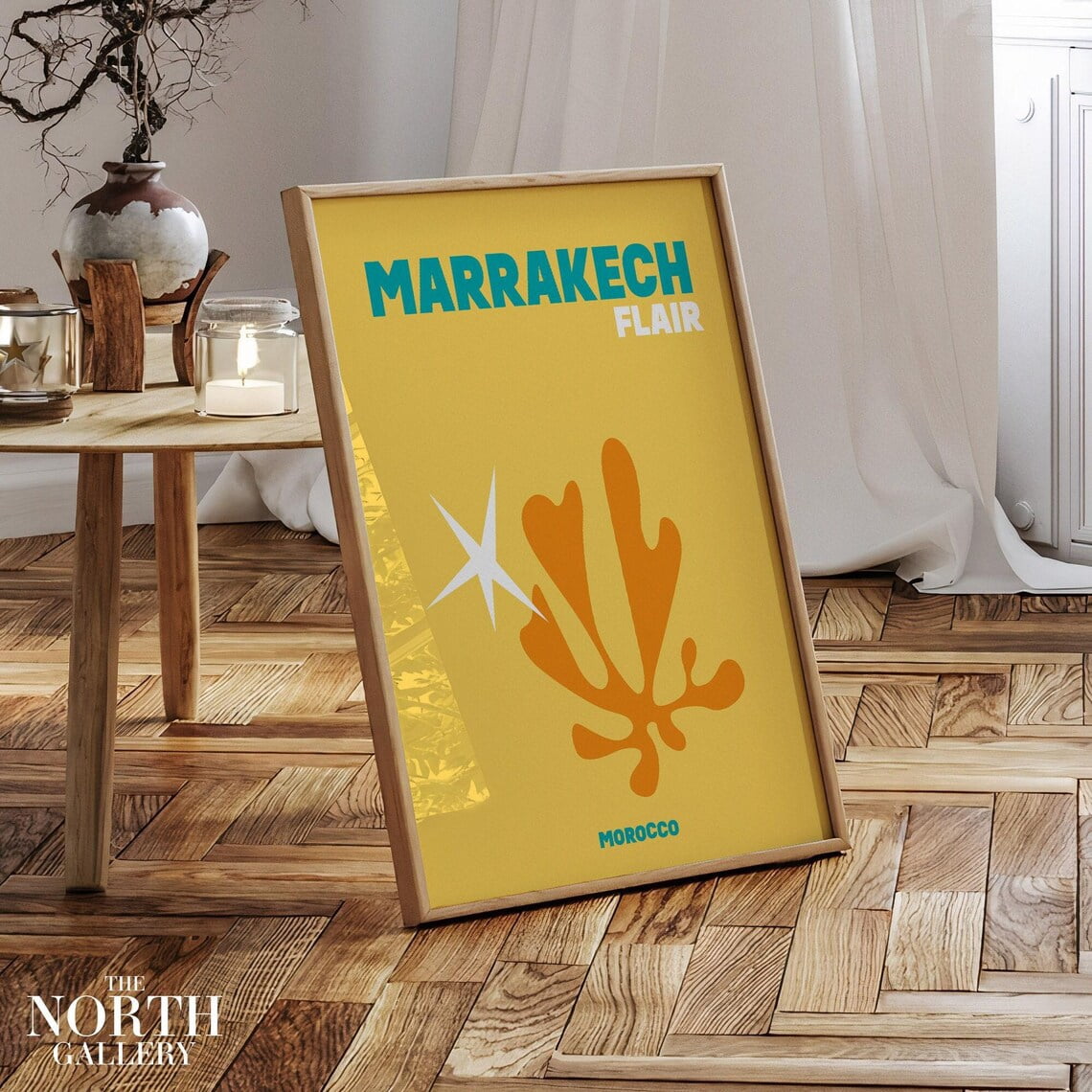 PosterArt Morocco Marrakech Flair Travel Print, Preppy Room decor ...