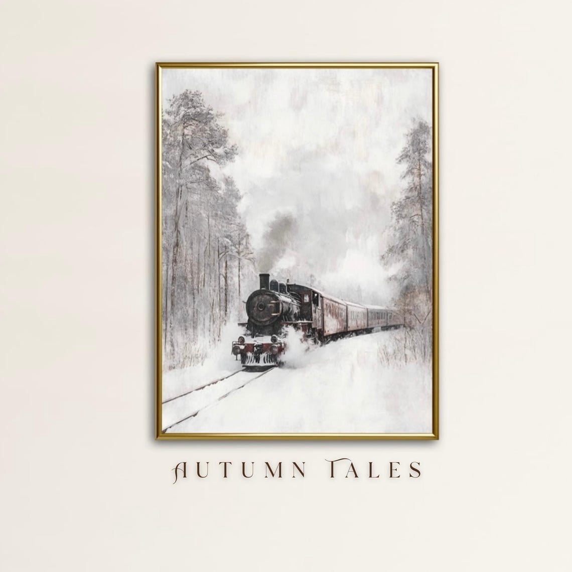 PosterArt Orient Express Train Poster, Snow-Covered Forest Printable ...