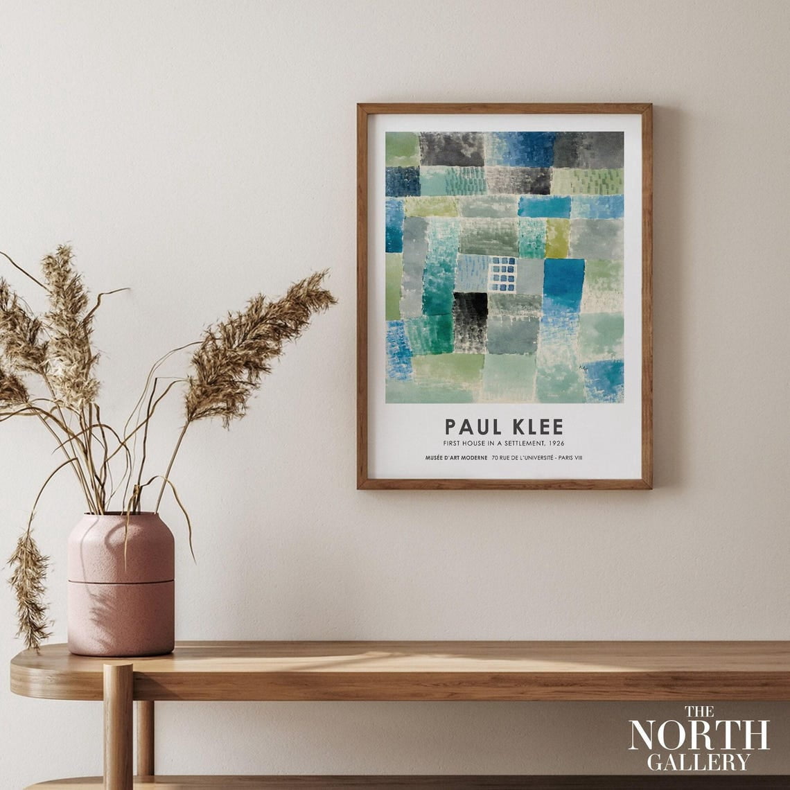 PosterArt Paul Klee Exhibition Poster, First House in a Settlement ...