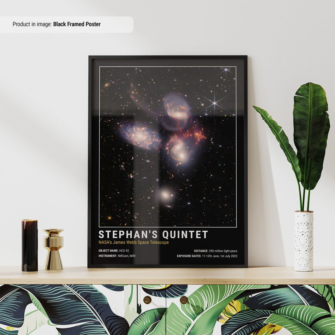 PosterArt Stephans Quintet Poster Space Posters James Webb Poster Space ...