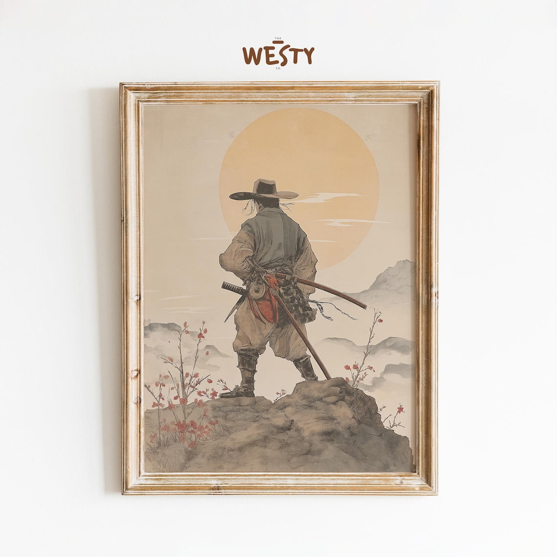PosterArt The Last Ronin Samurai Cowboy Wanderer Art Warrior’s Poster ...