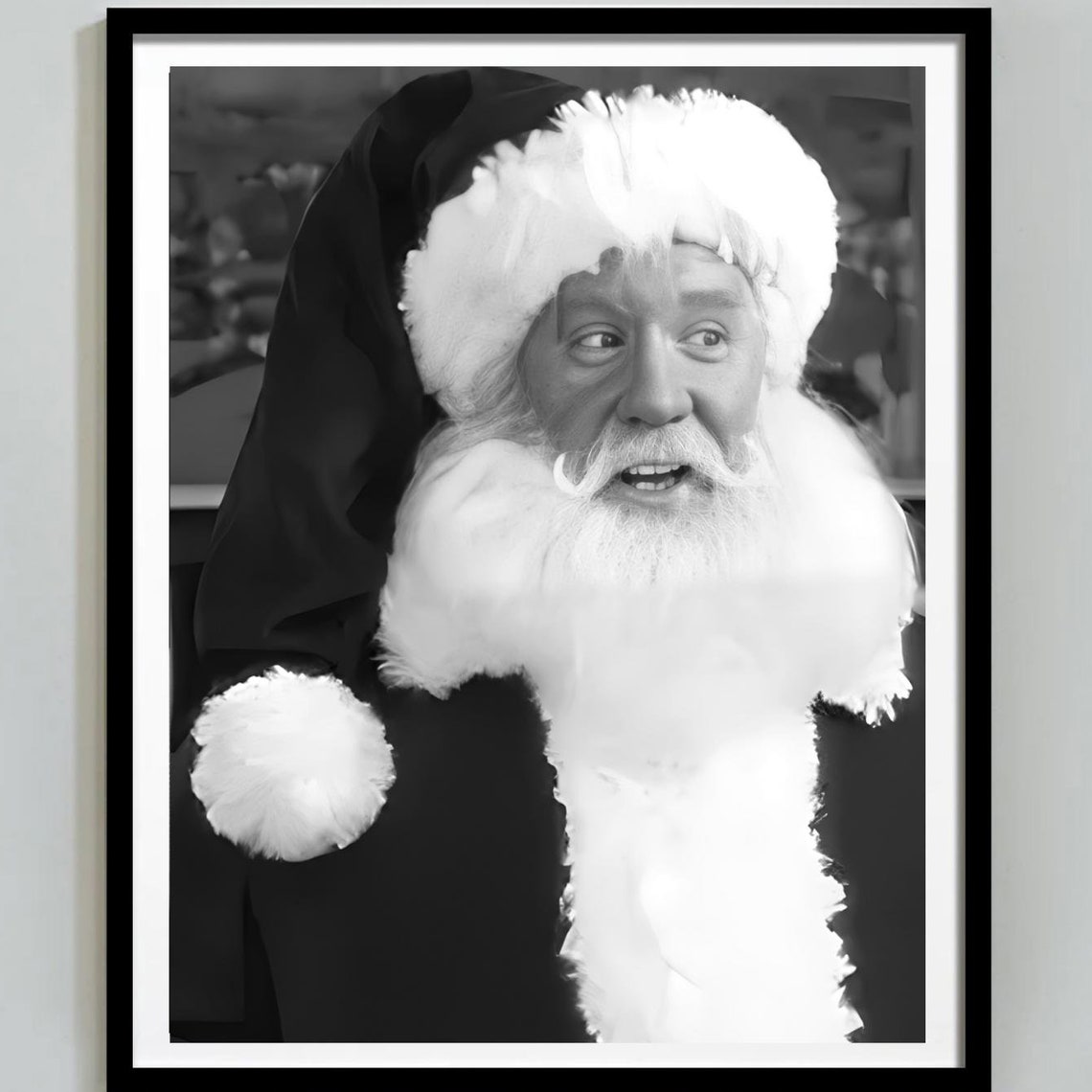 PosterArt The Santa Clause Movie Poster, Retro Comedy Holiday Wall Art ...