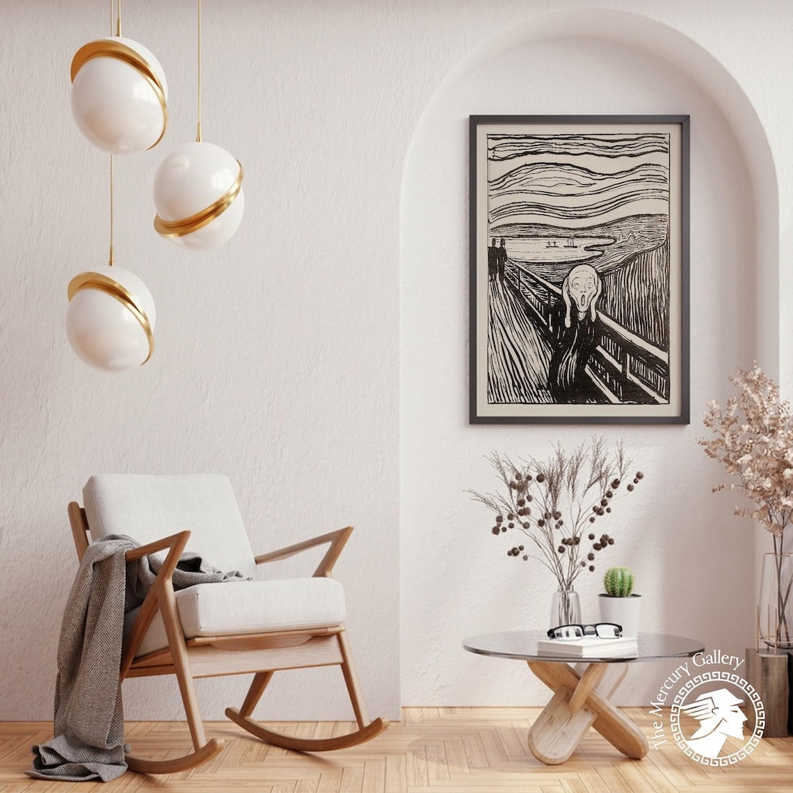 PosterArt The Scream Poster, Edvard Munch 1893, Munch Lithography Art ...