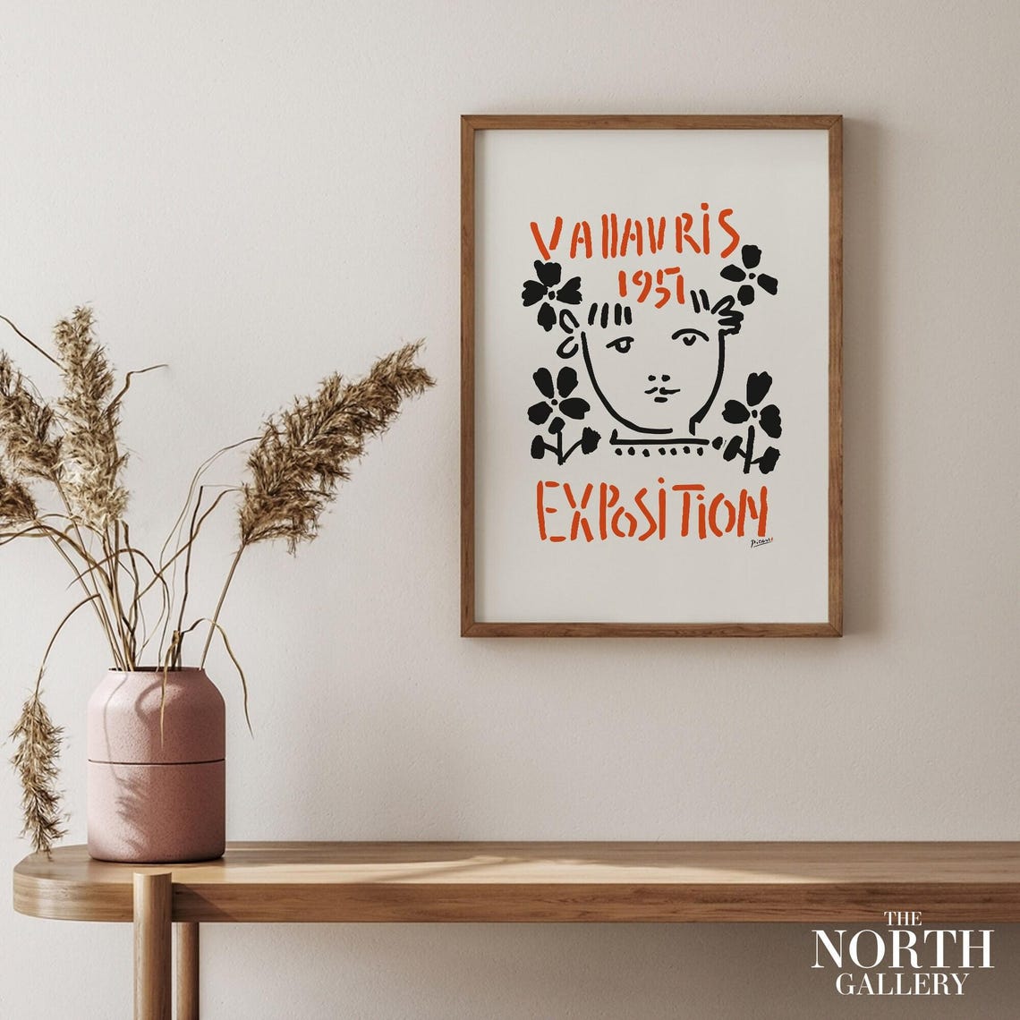PosterArt Vallauris Exposition, Picasso Poster, Picasso Orange and ...