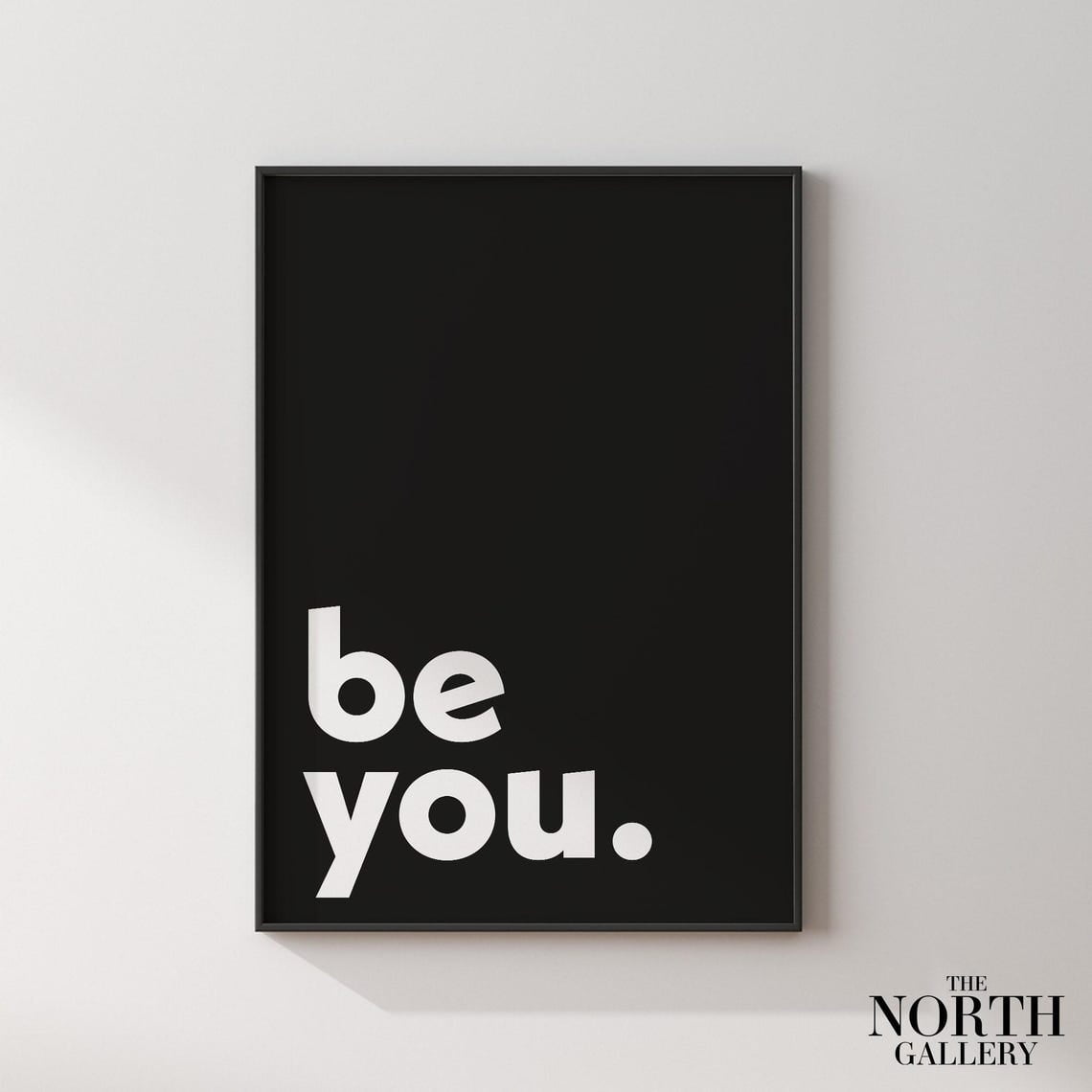 PosterArt Be You Poster Wall Art Print, Black Type Poster, Teenager ...