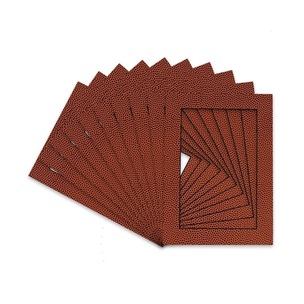 PosterPalooza 8x10 Mat for 6x8 Photo - Football Texture Matboard for ...