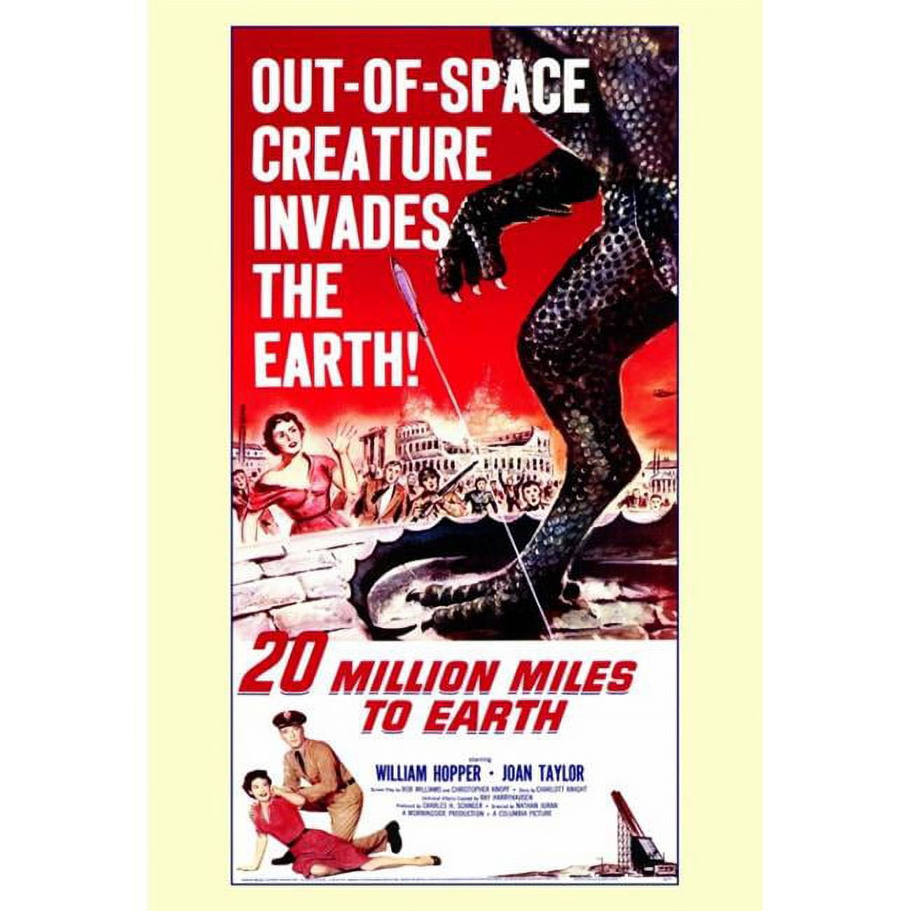 Posterazzi 20 Million Miles to Earth Movie Poster - 27 x 40 in ...