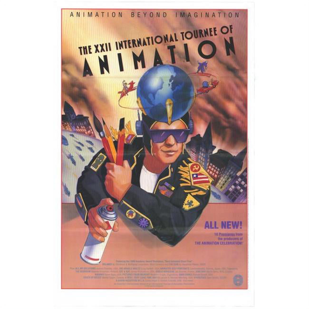 Posterazzi 22nd International Tournee of Animation Movie Poster - 27 x ...