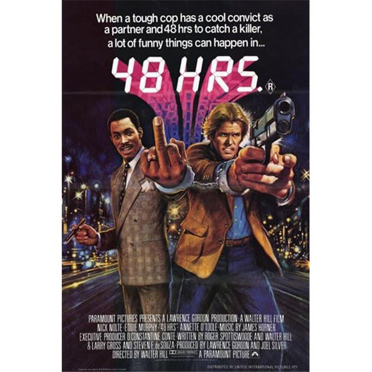 Posterazzi 48 Hrs Movie Poster - 11 x 17 in. - Walmart.com