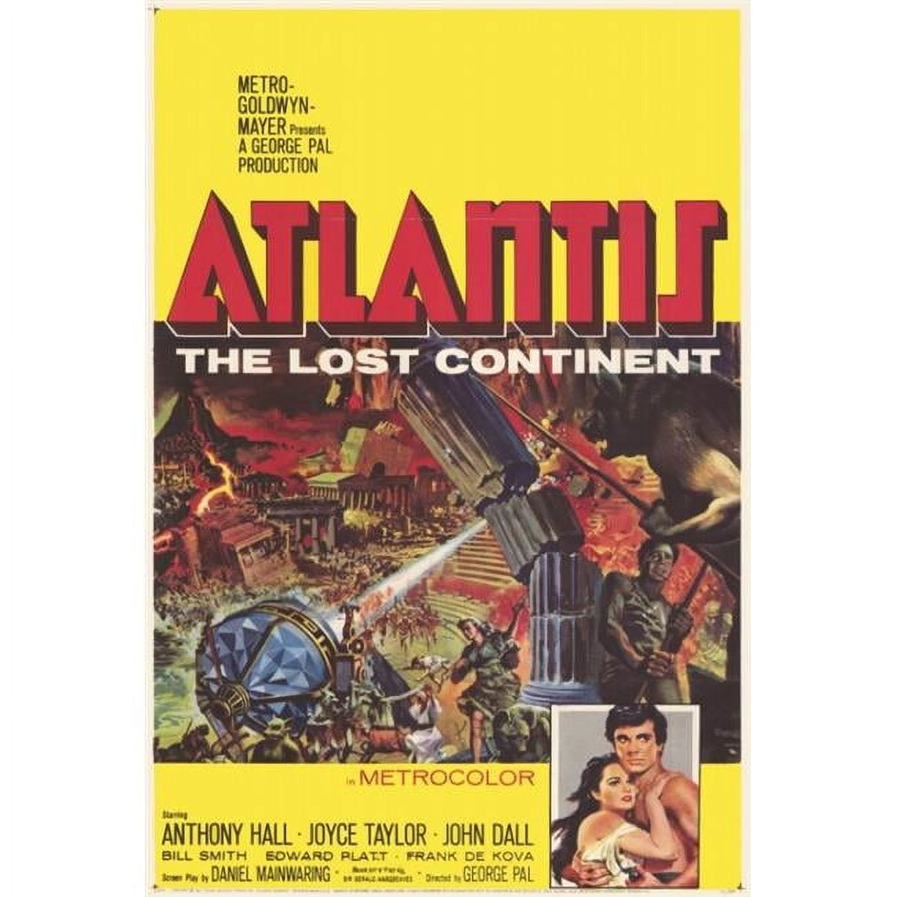 Posterazzi Atlantis the Lost Continent Movie Poster - 27 x 40 in ...