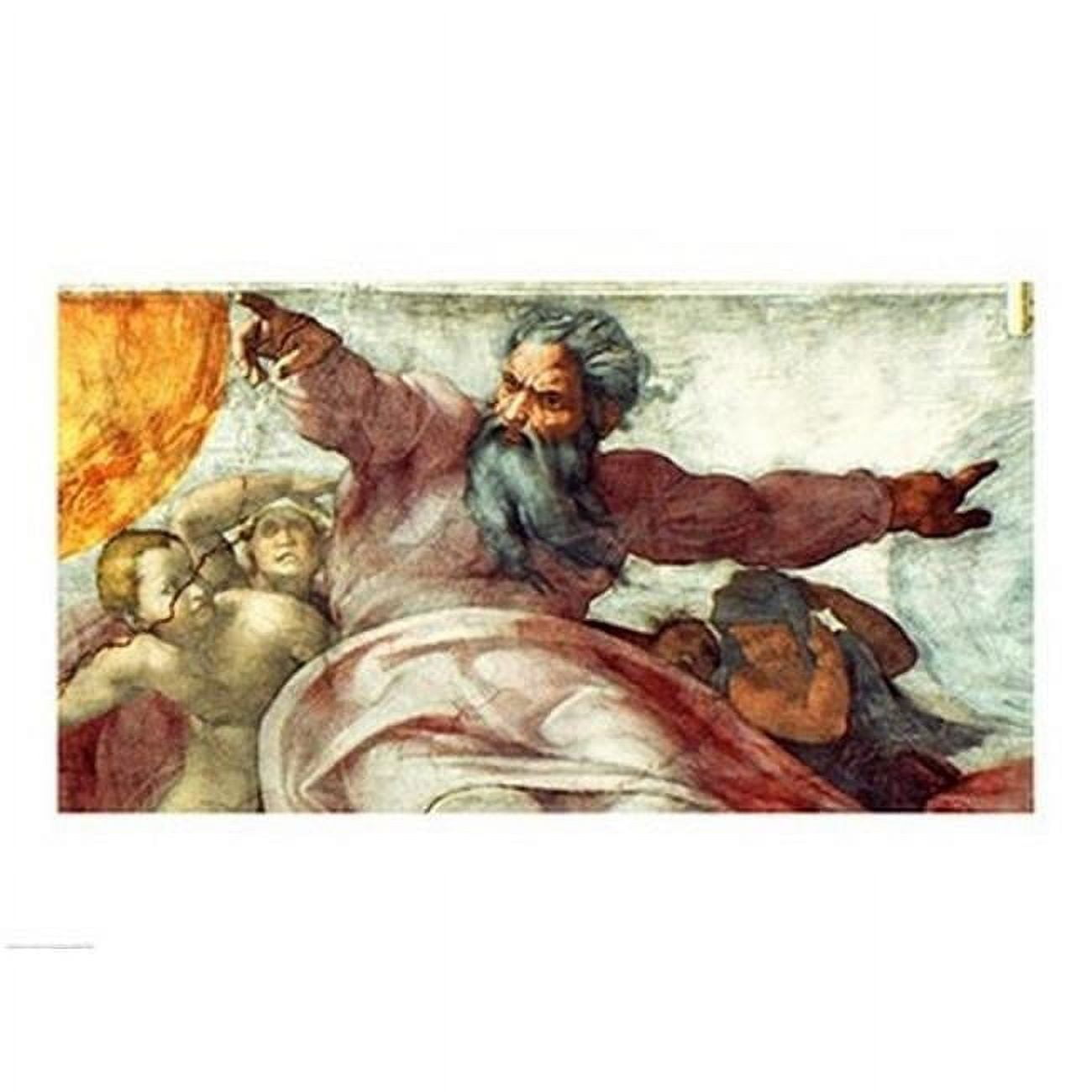 Posterazzi BALBAL291677LARGE Sistine Chapel Ceiling - Creation of The ...