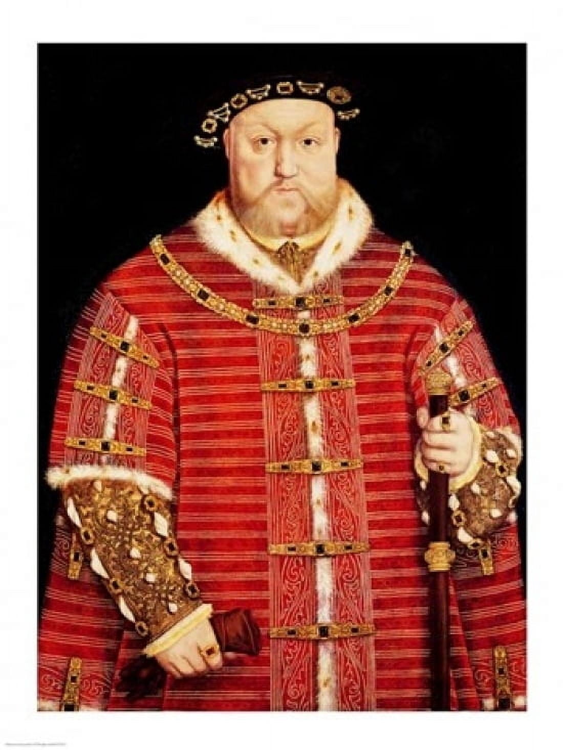 Posterazzi BALXCF272272 Portrait of Henry Viii Poster Print by Hans ...