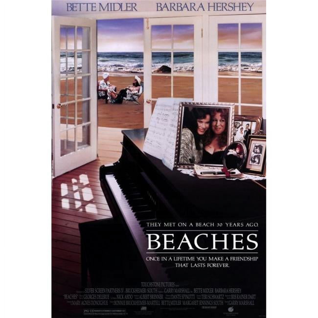 Posterazzi Beaches Movie Poster - 27 x 40 in. - Walmart.com