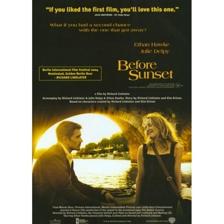 Before Sunset Movie Poster Before Sunset Original 2004 French Scene