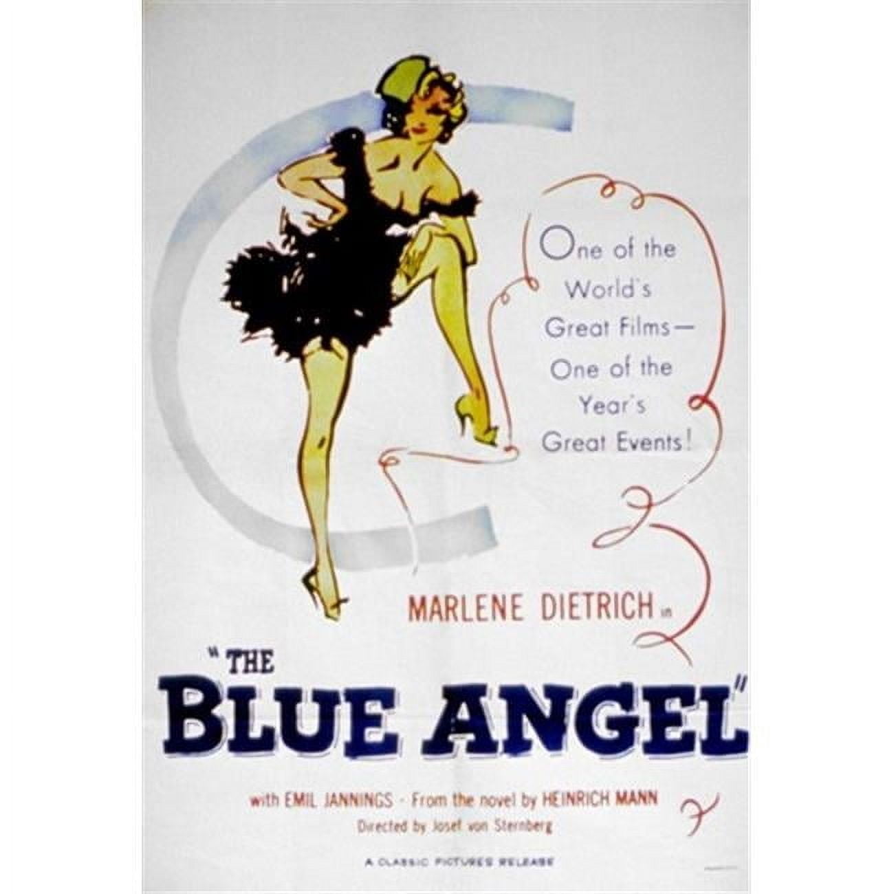 Posterazzi Blue Angel Movie Poster - 11 x 17 in. - Walmart.com