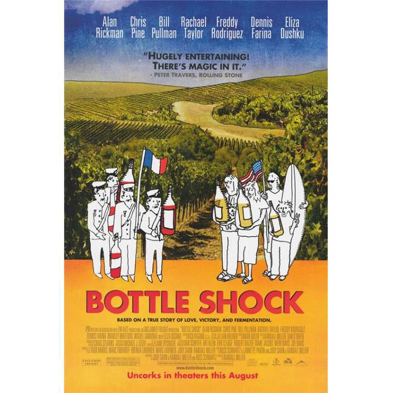 Posterazzi Bottle Shock Movie Poster - 27 x 40 in. - Walmart.com