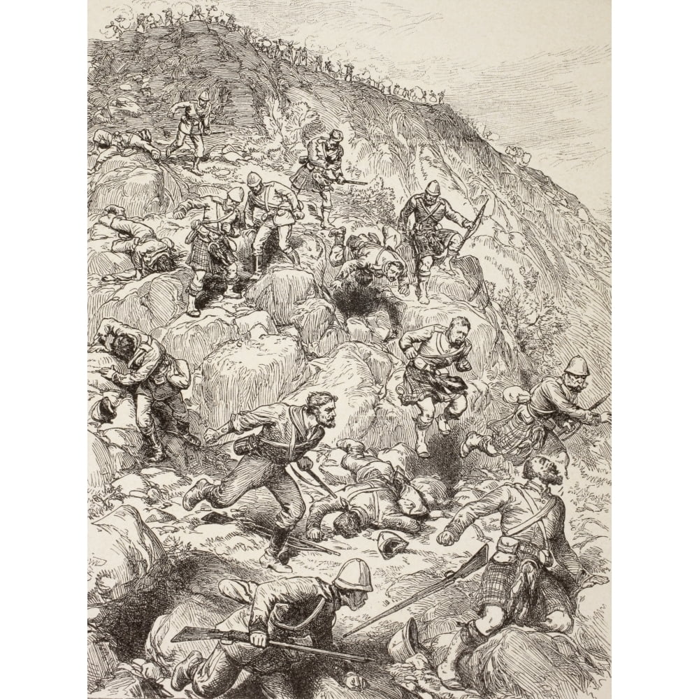 Posterazzi British & Scottish Troops Retreating From The Battle of ...
