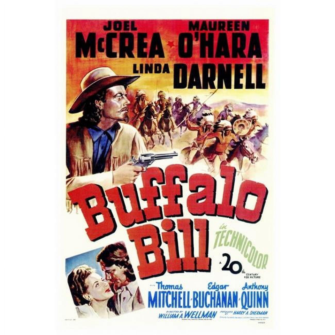 Posterazzi Buffalo Bill Movie Poster - 27 x 40 in. - Walmart.com