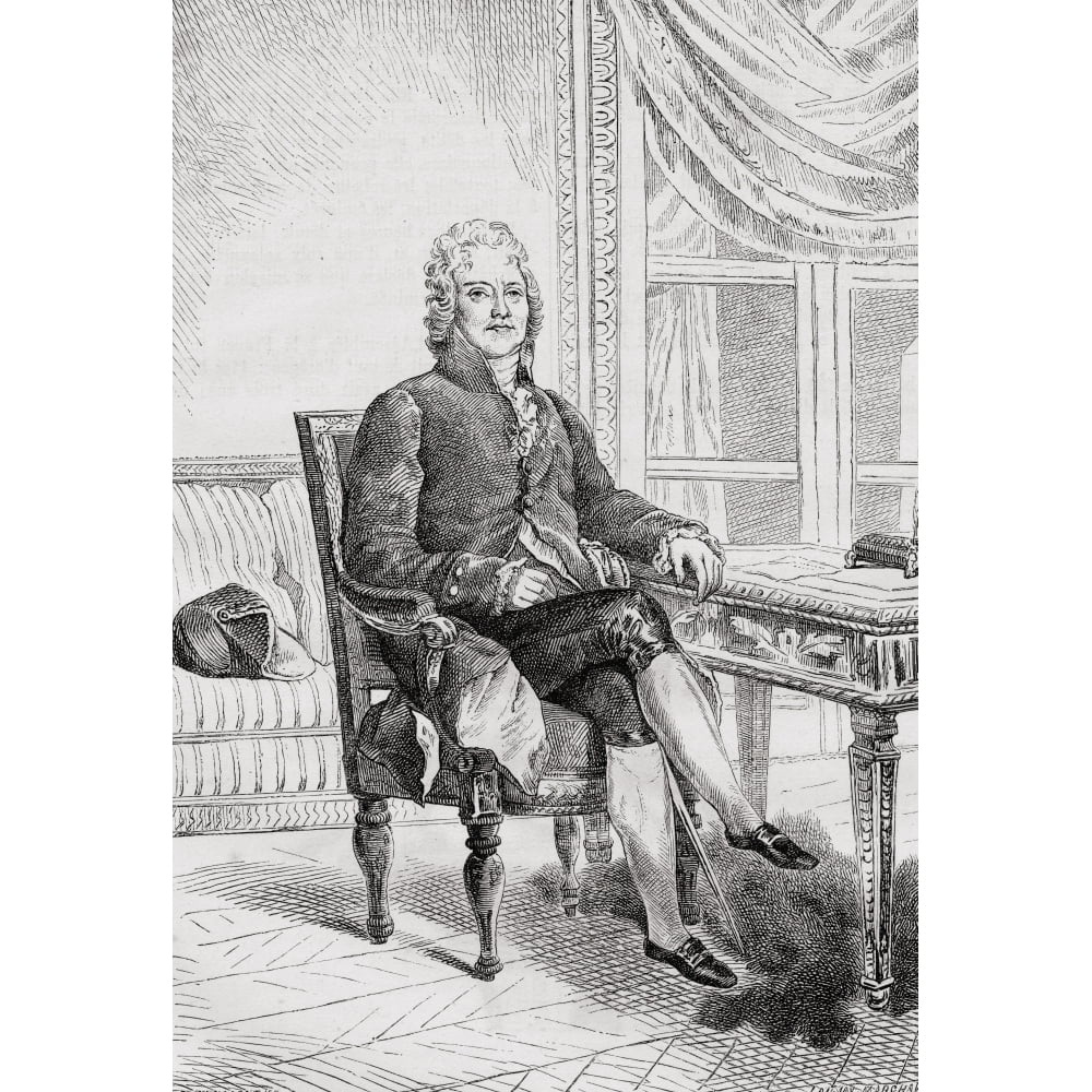 Posterazzi DPI1858250LARGE Charles Maurice De Talleyrand-Perigord 1754 ...