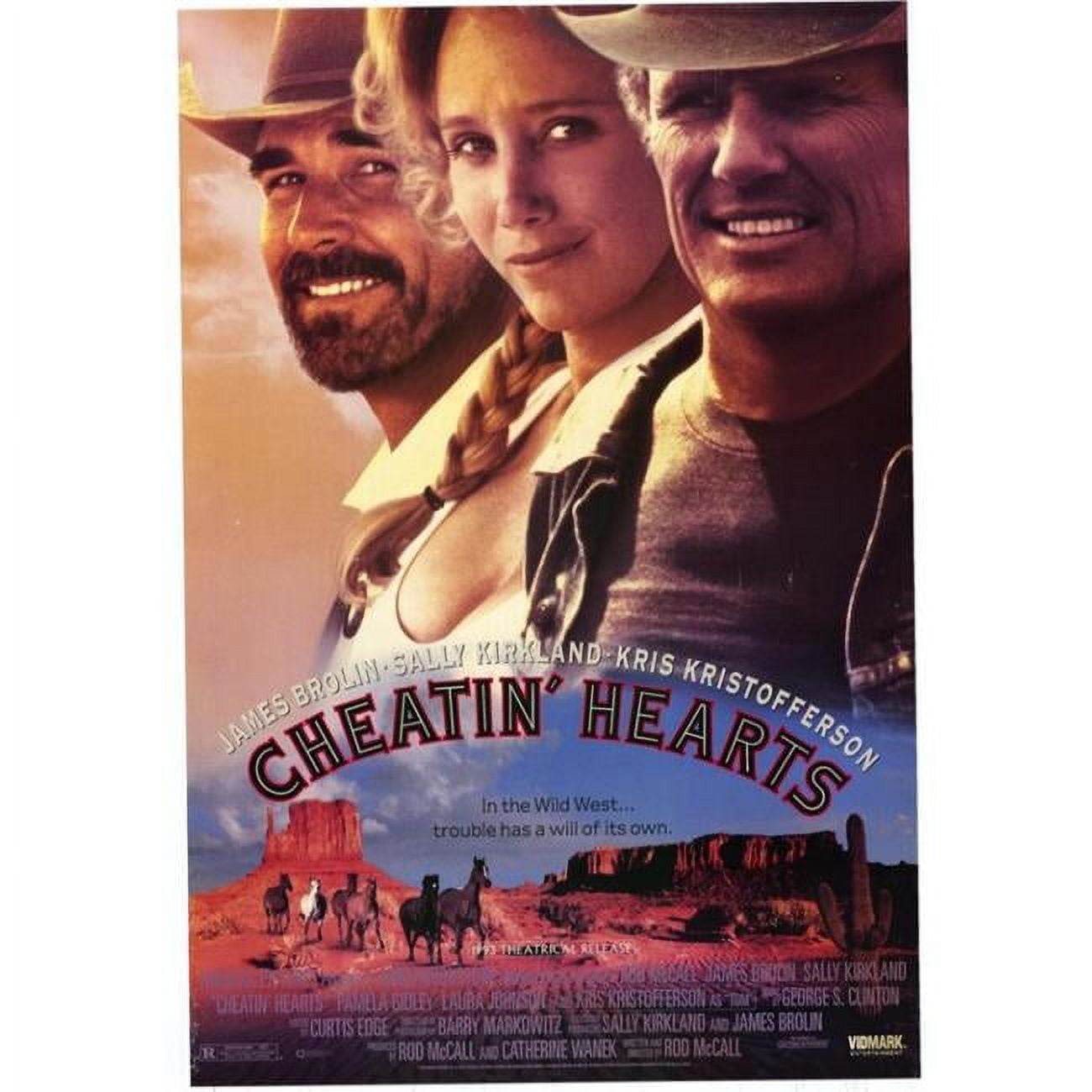 Posterazzi Cheatin Hearts Movie Poster - 27 x 40 in. - Walmart.com