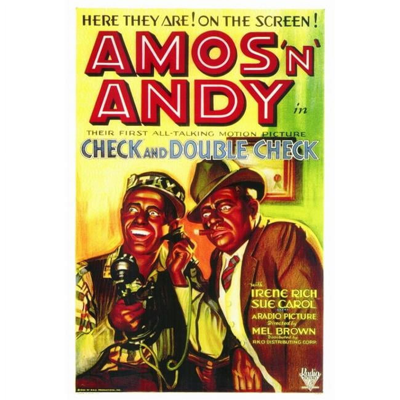 Posterazzi Check & Double Check Movie Poster - 27 x 40 in. - Walmart.com