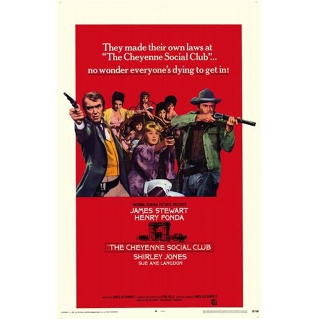 Posterazzi Cheyenne Social Club Movie Poster - 11 x 17 in. - Walmart.com