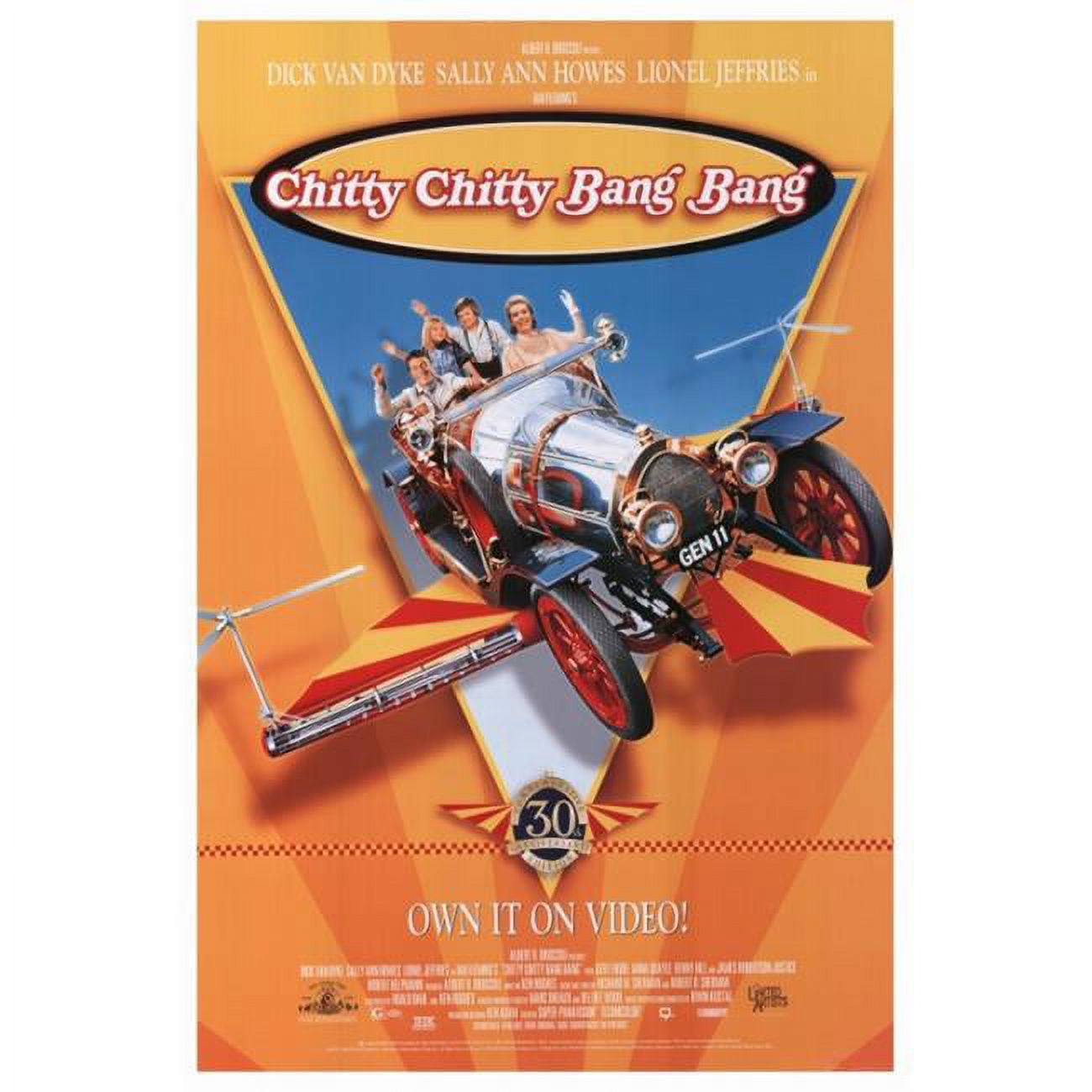 Posterazzi Chitty Chitty Bang Bang Movie Poster - 27 x 40 in. - Walmart.com