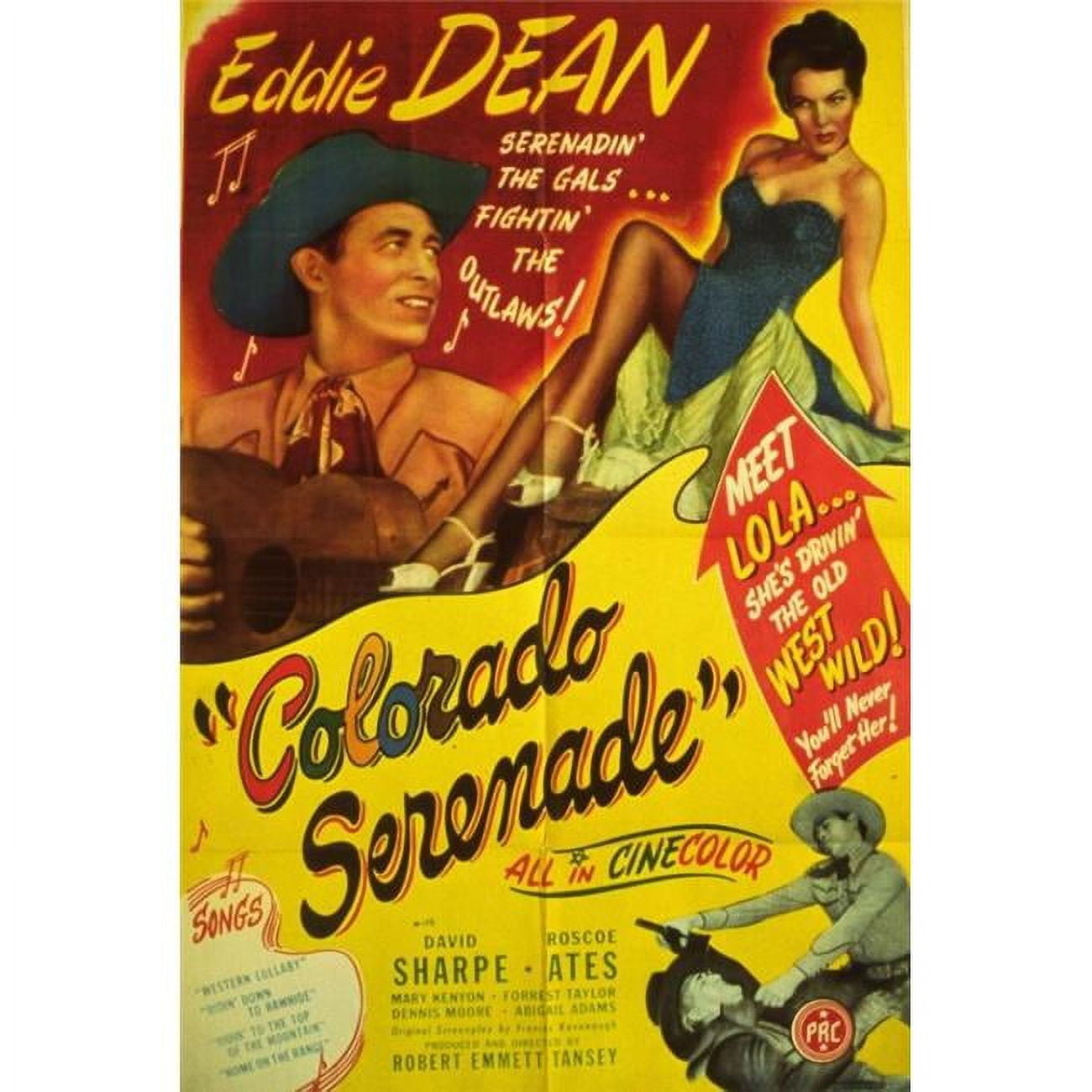 Posterazzi Colorado Serenade Movie Poster - 27 x 40 in. - Walmart.com