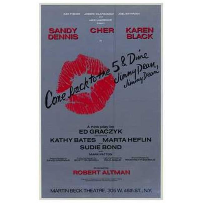 Posterazzi Come Back to the 5 Dime Jimmy Dean Jim Movie Poster - 11 x ...