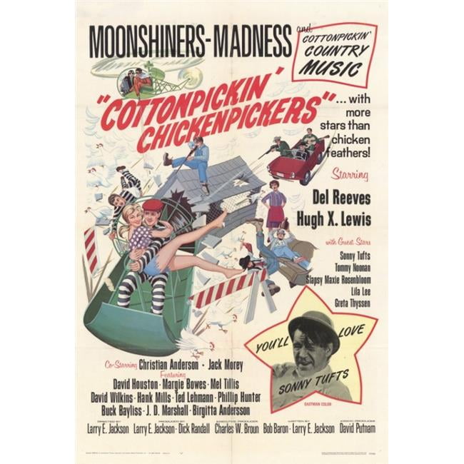 Posterazzi Cottonpicken Chicken Pickers Movie Poster - 27 x 40 in ...