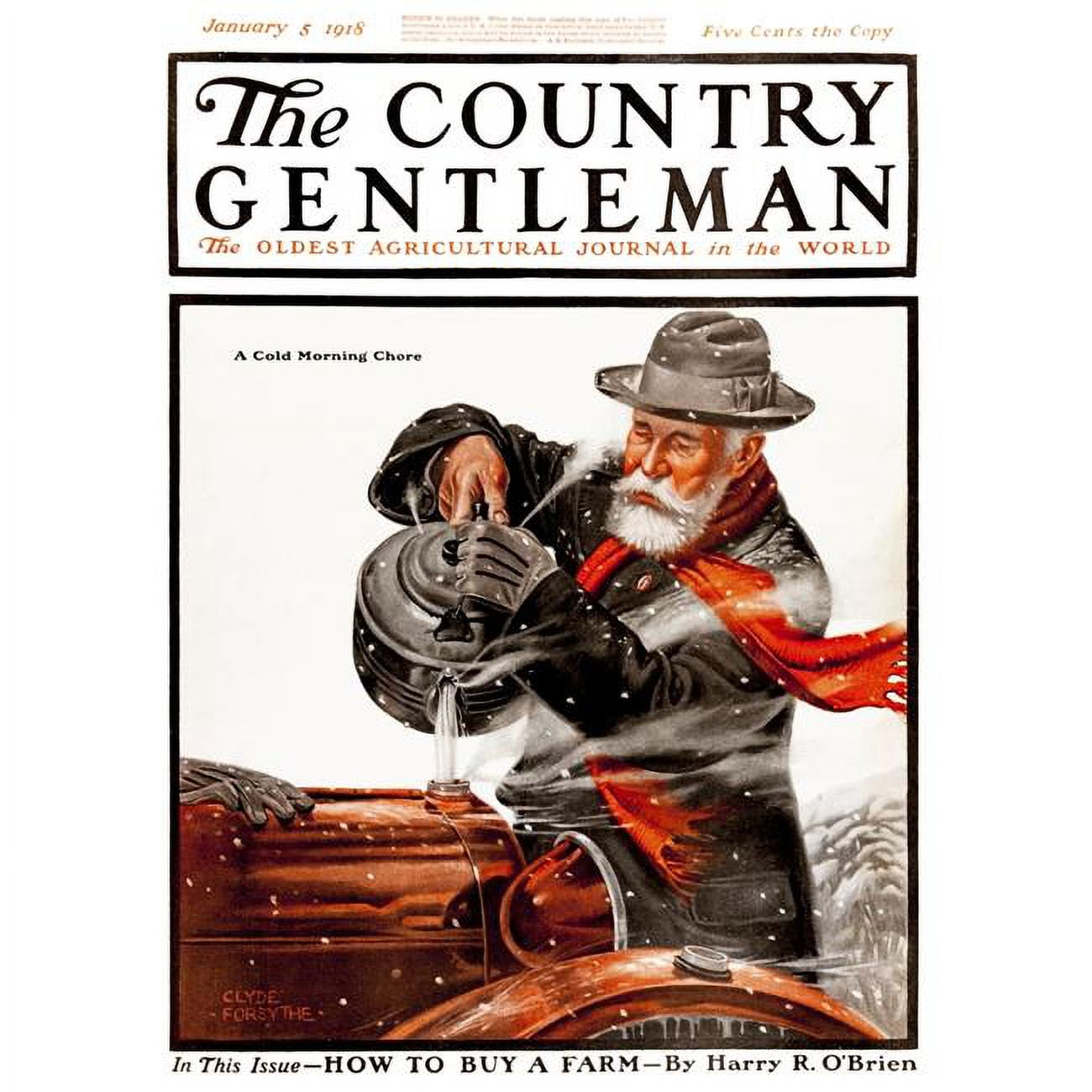Posterazzi Cover of Country Gentleman Agricultural Magazine From The ...