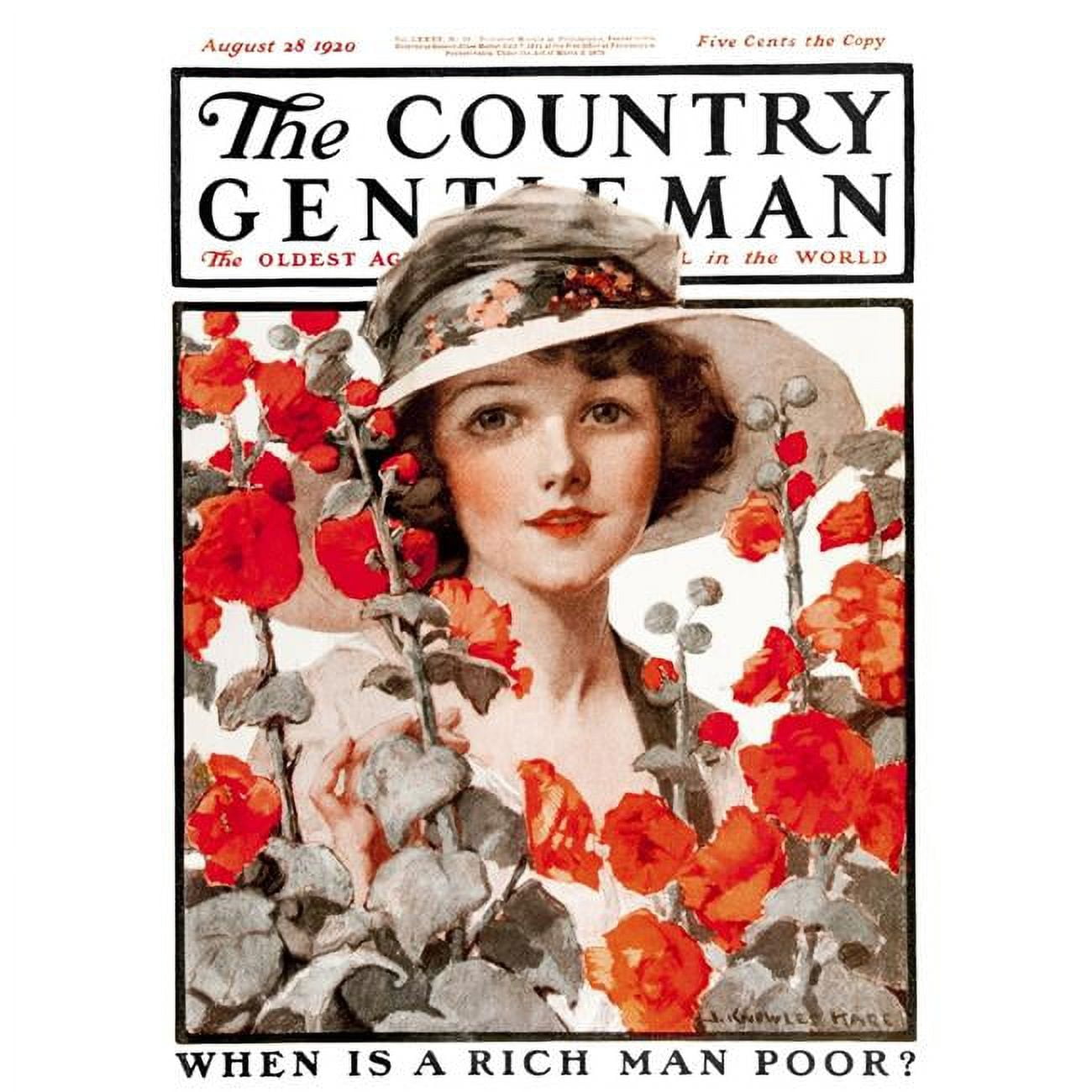 Posterazzi Cover of Country Gentleman Agricultural Magazine From The ...
