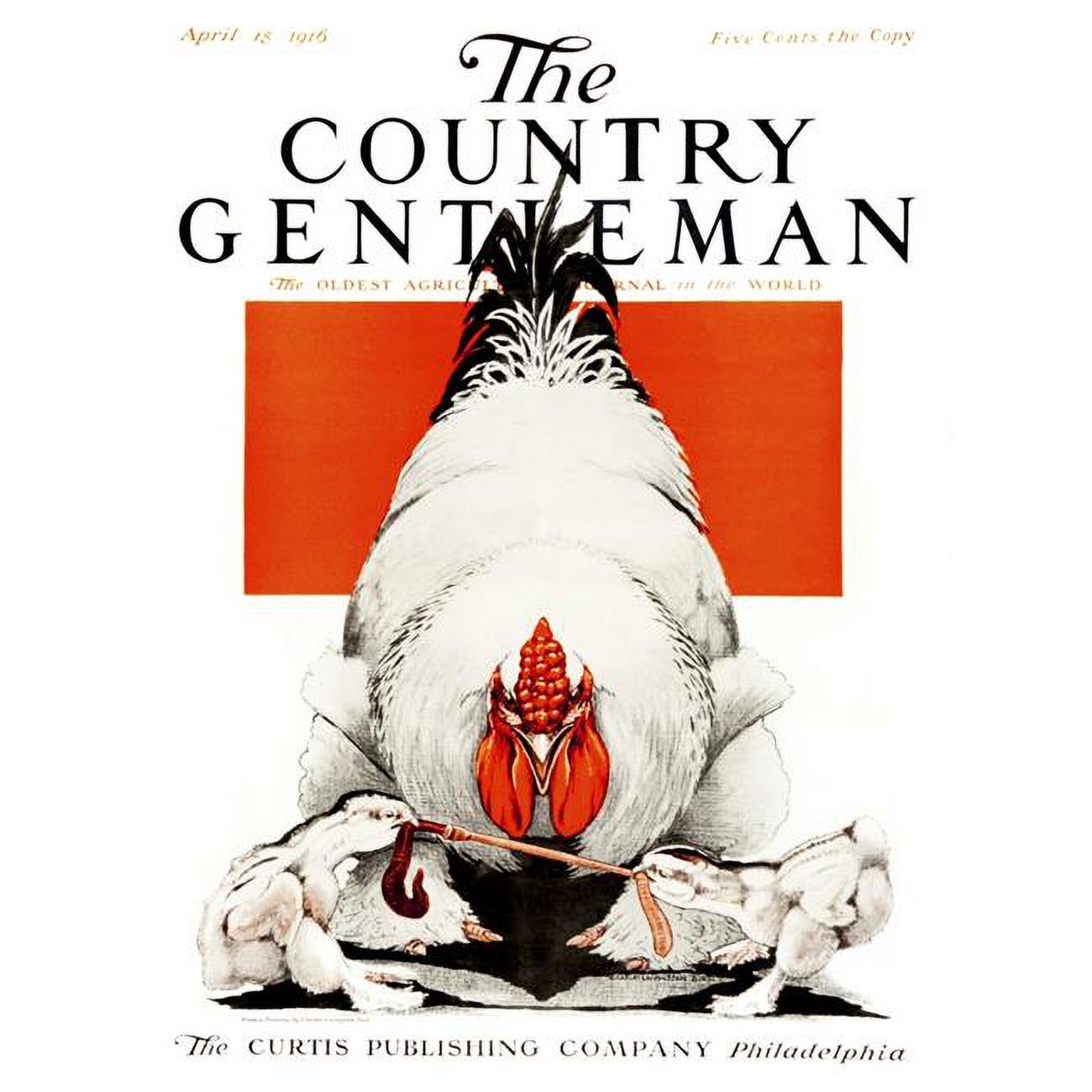 Posterazzi Cover of Country Gentleman Agricultural Magazine From The ...