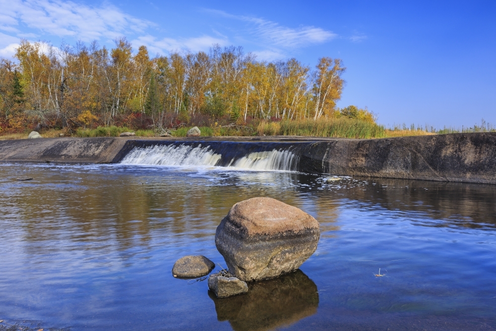 Posterazzi DPI12259570LARGE Rainbow Falls on The Whiteshell River in ...