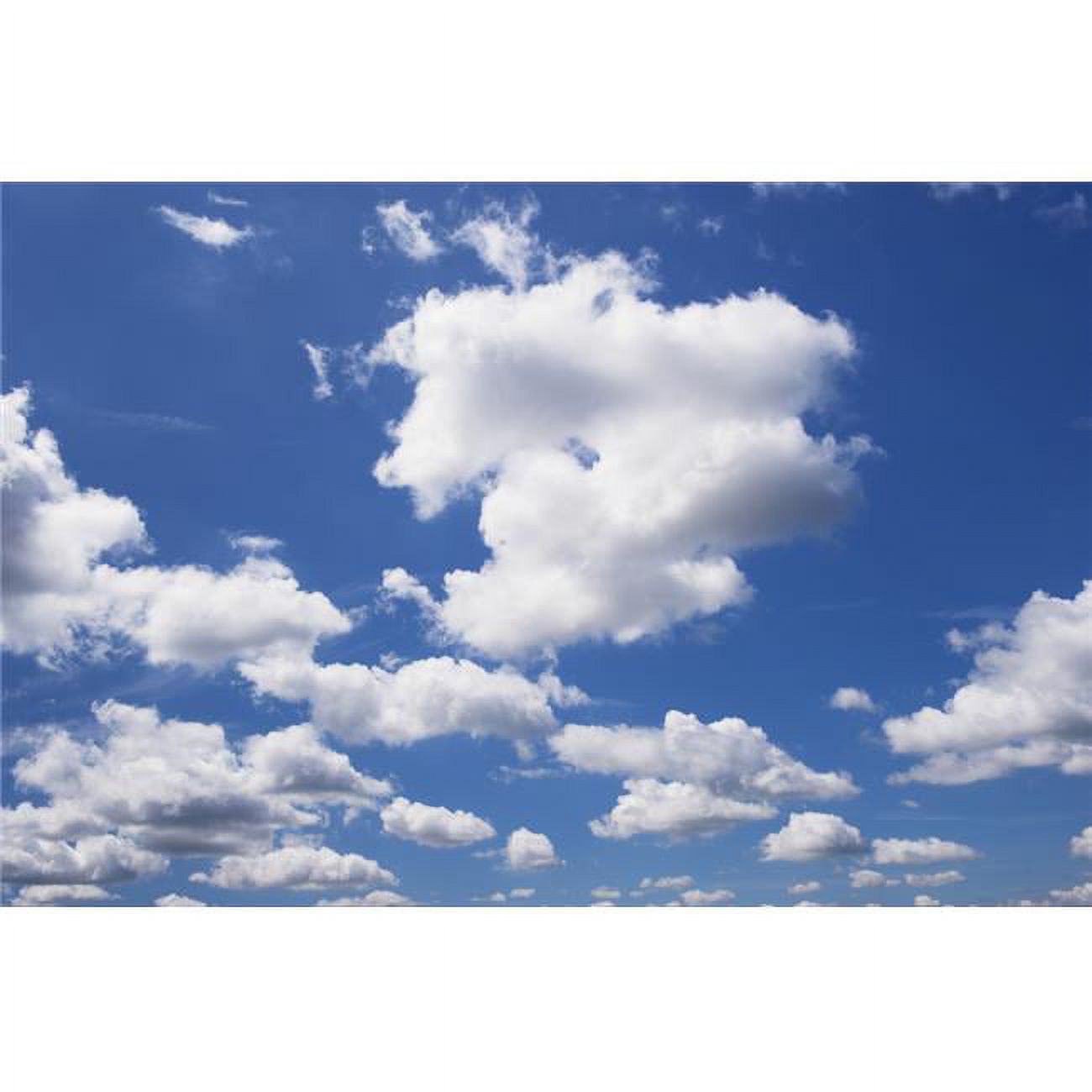 Posterazzi DPI12271662LARGE White Cumulus Clouds in A Blue Sky - United ...