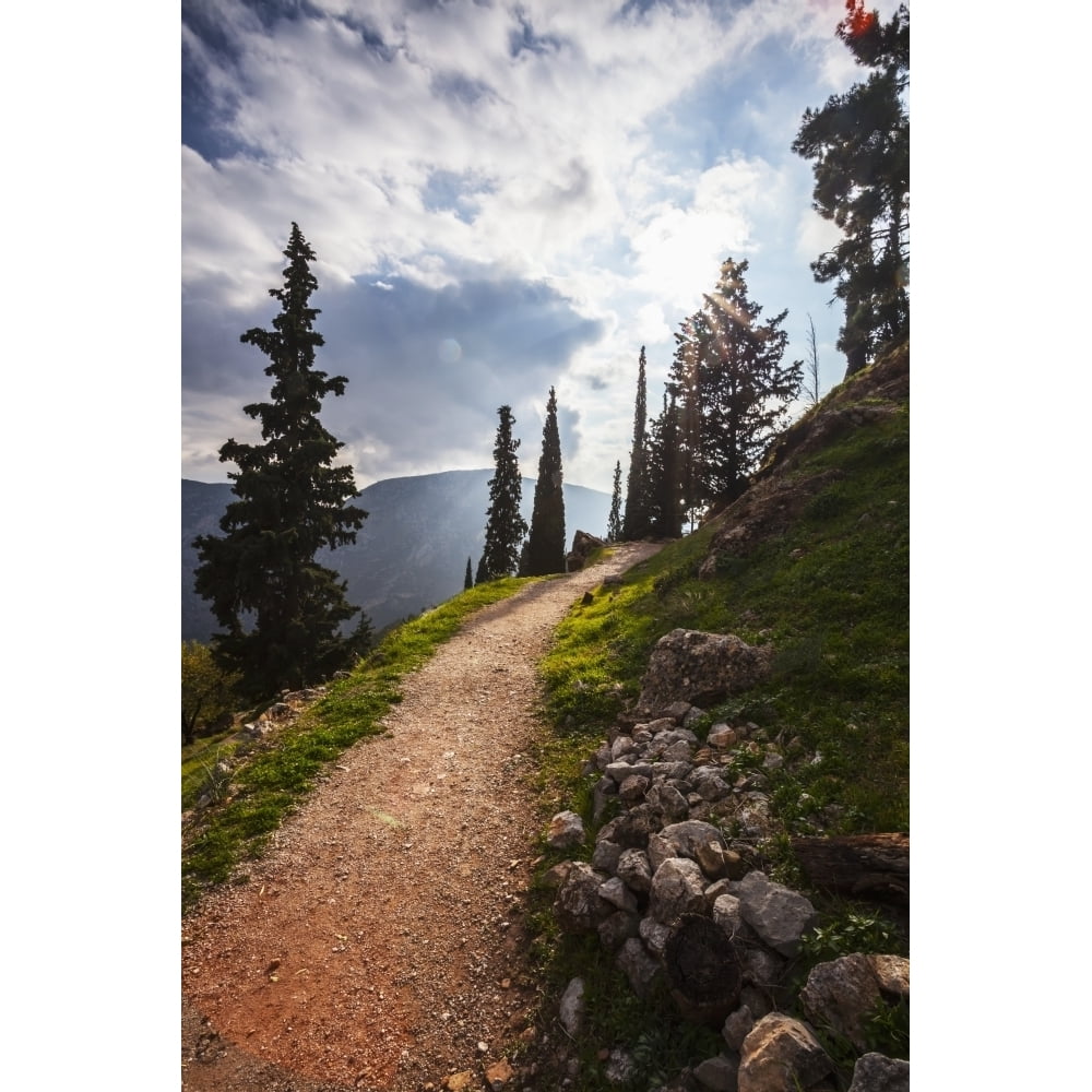 Posterazzi DPI12286648 Walking Path On Mount Parnassus - Delphi Greece ...