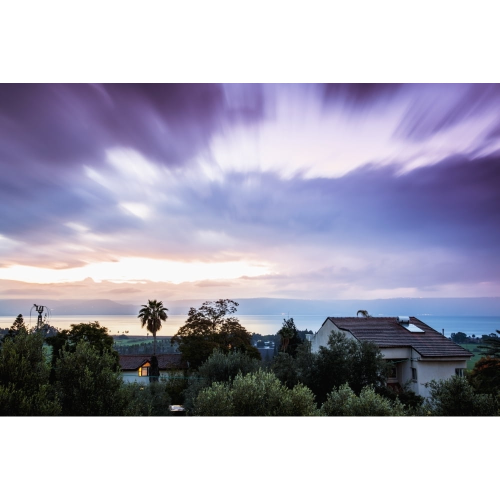 Posterazzi DPI12287144LARGE Dramatic Cloud Formation At Sunrise Over ...