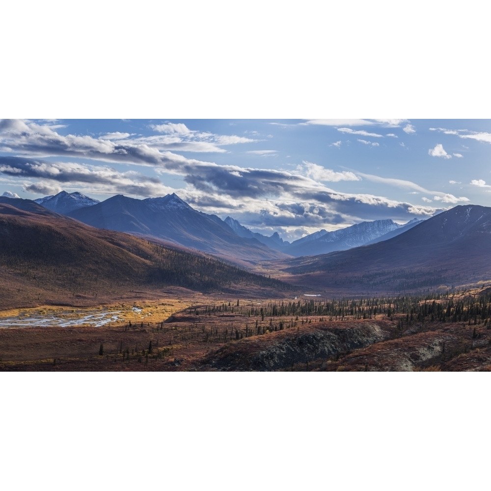 Posterazzi DPI12290809LARGE Scenic Autumn View of Mountains & Colorful ...