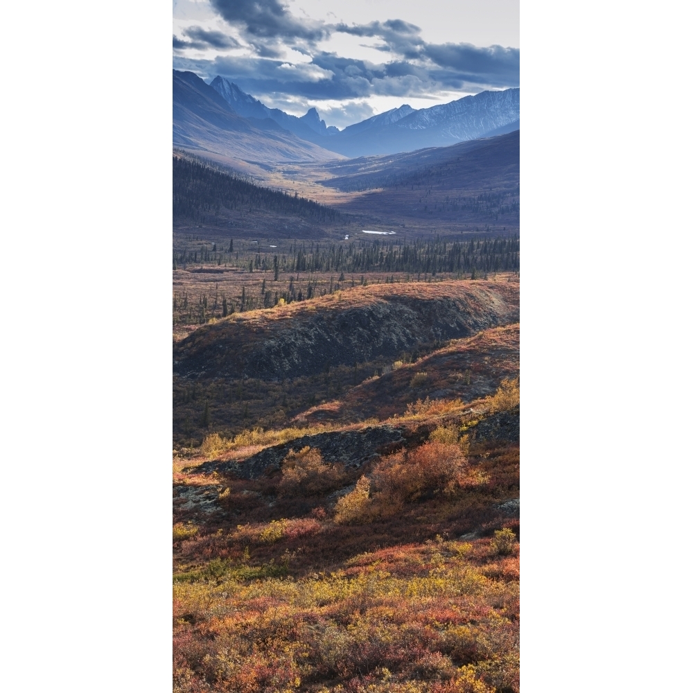 Posterazzi DPI12290810LARGE Scenic Autumn View of Mountains & Colorful ...