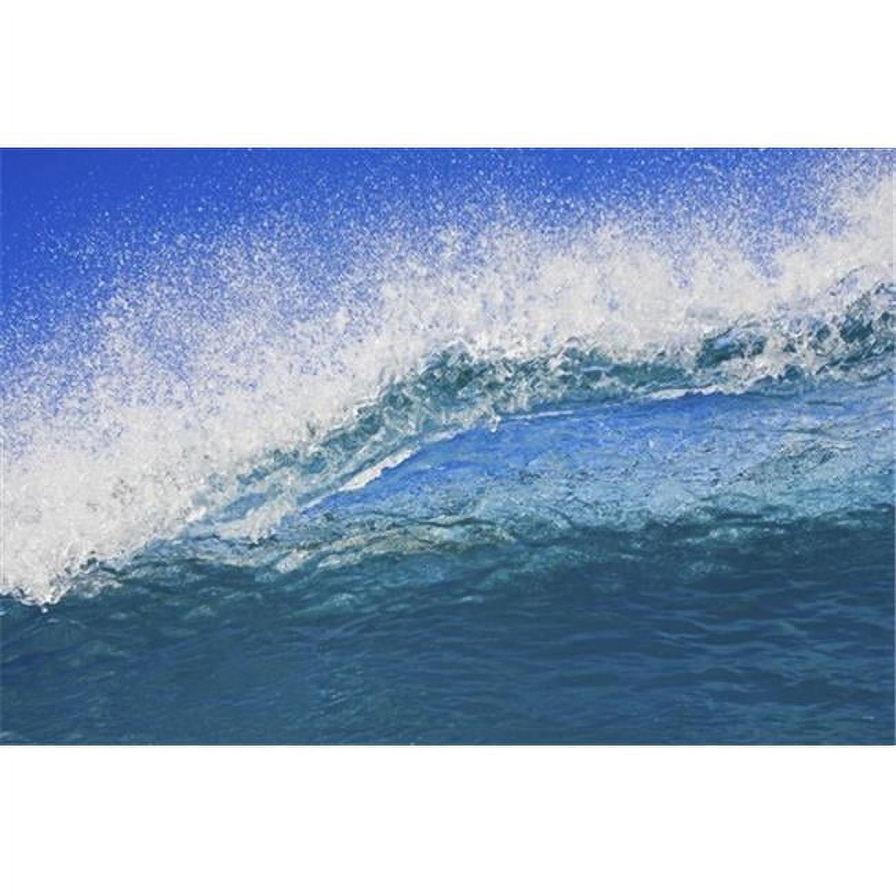 Posterazzi DPI12291919 Blue Ocean Wave Poster Print by Design Pics Vibe, 17 x 11 - Walmart.com