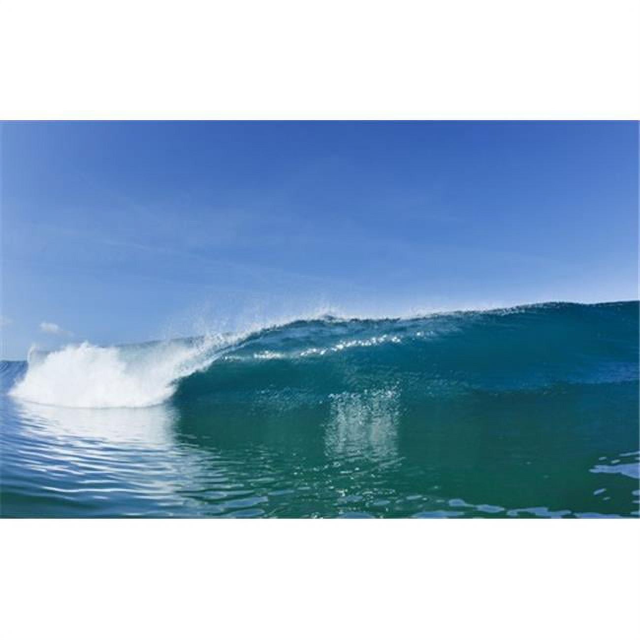 Posterazzi DPI12292021LARGE Blue Ocean Wave Poster Print by Design Pics ...