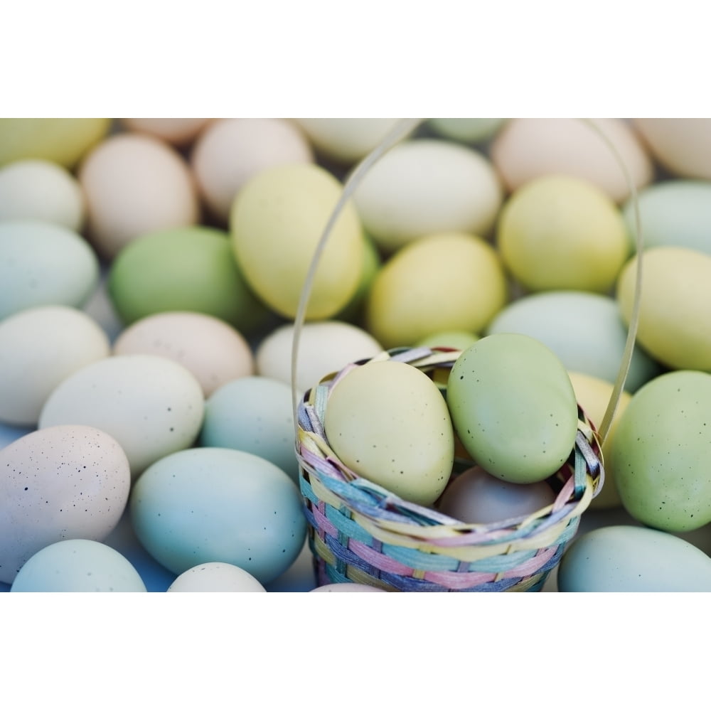 Posterazzi DPI1796809LARGE Easter Eggs & Basket Poster Print by Darren ...